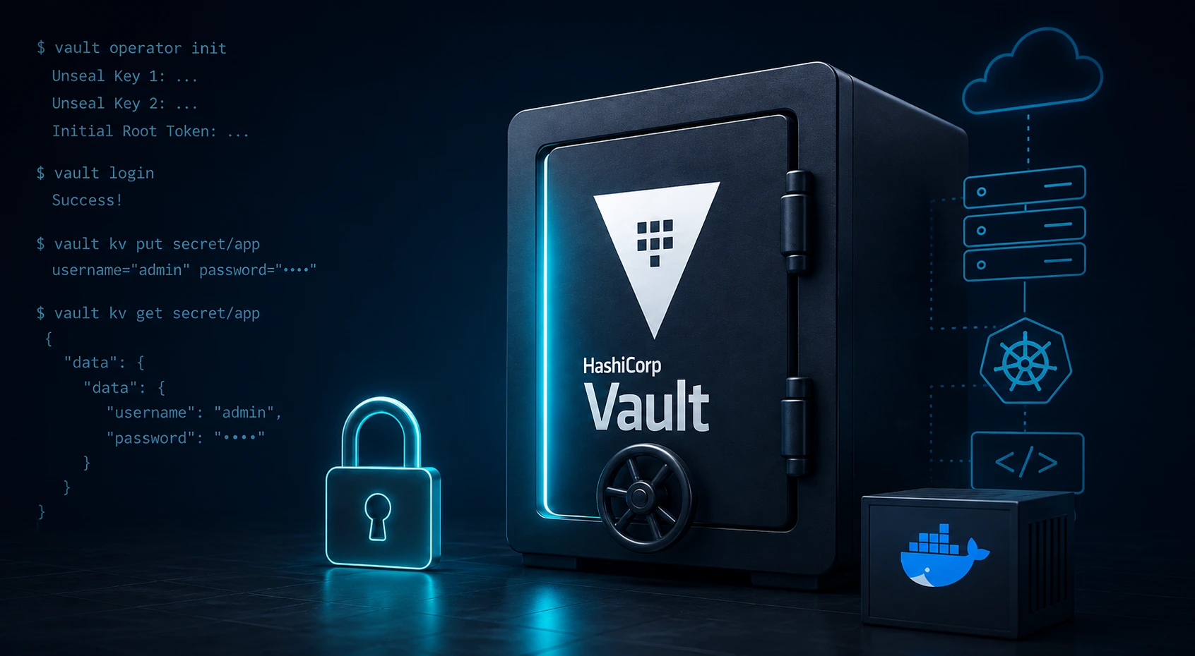HashiCorp Vault con Docker: instalación y gestión de secretos