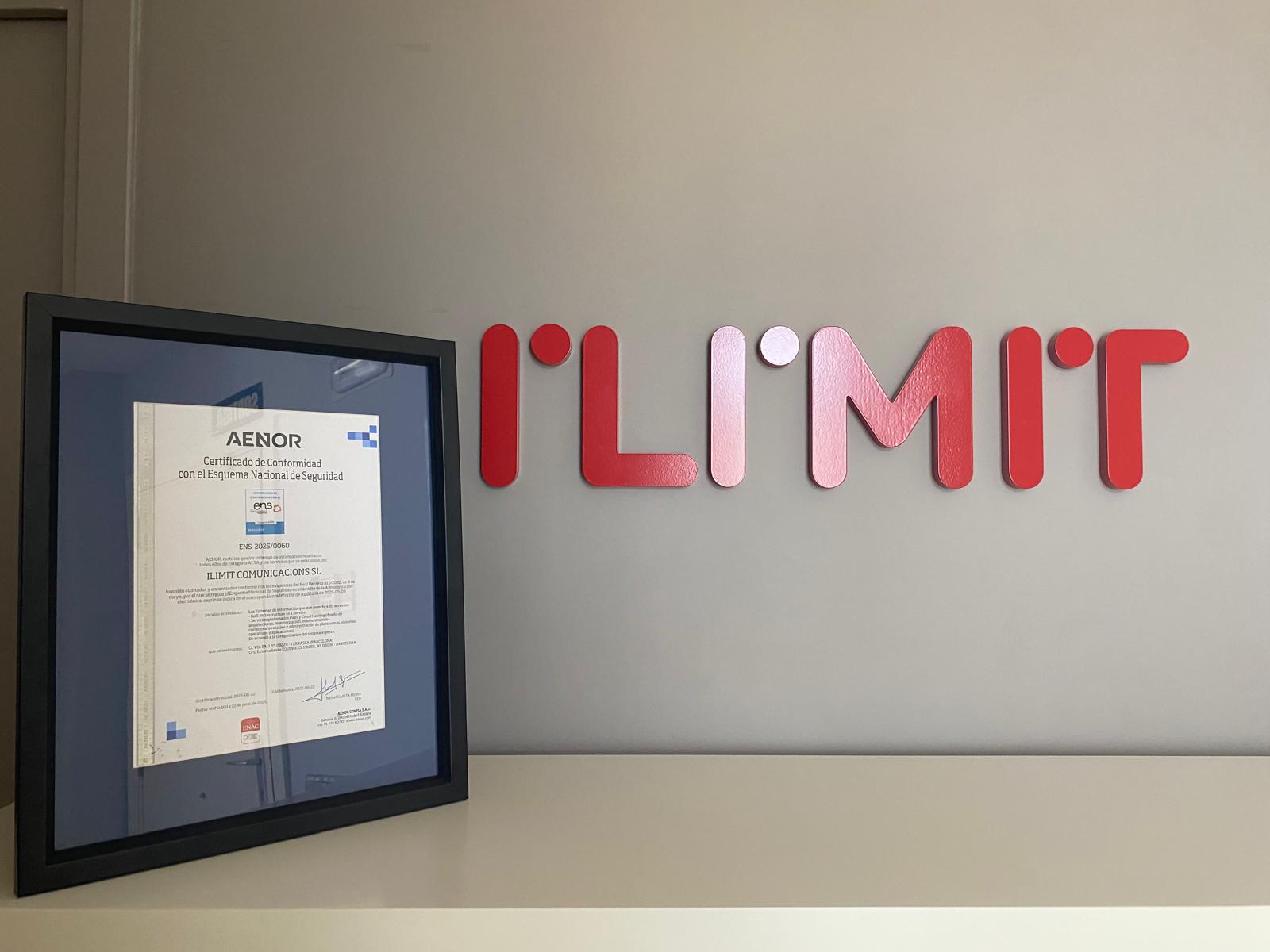 Ilimit obtiene la certificación ENS Alta